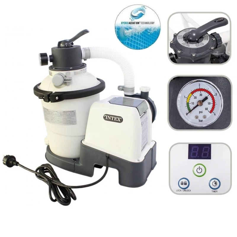 Vízforgató SX925, homokszűrős INTEX 26642 - Új Hydro Aeration ...
